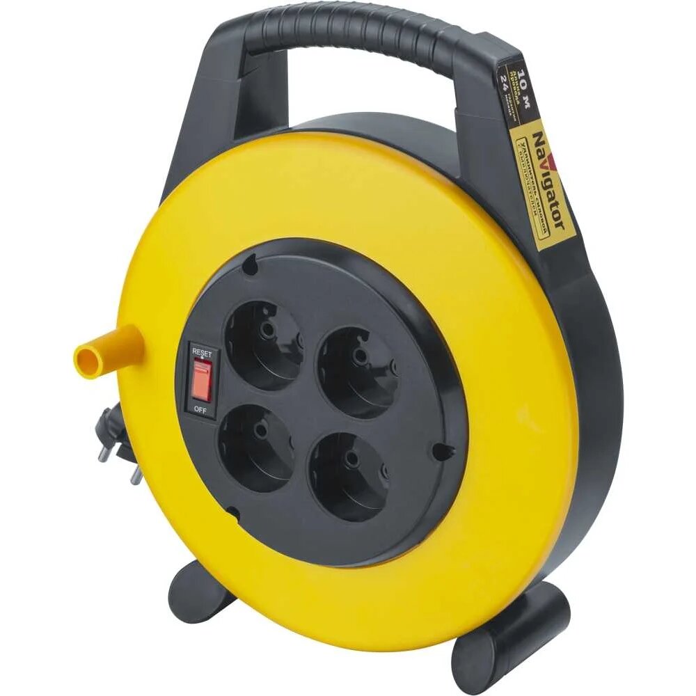 Удлинитель Navigator 93 955 npe-rс-04-20-x-2x0.75 закрытая катутшкa, 4 гнезда, без заземления, 20м 93955