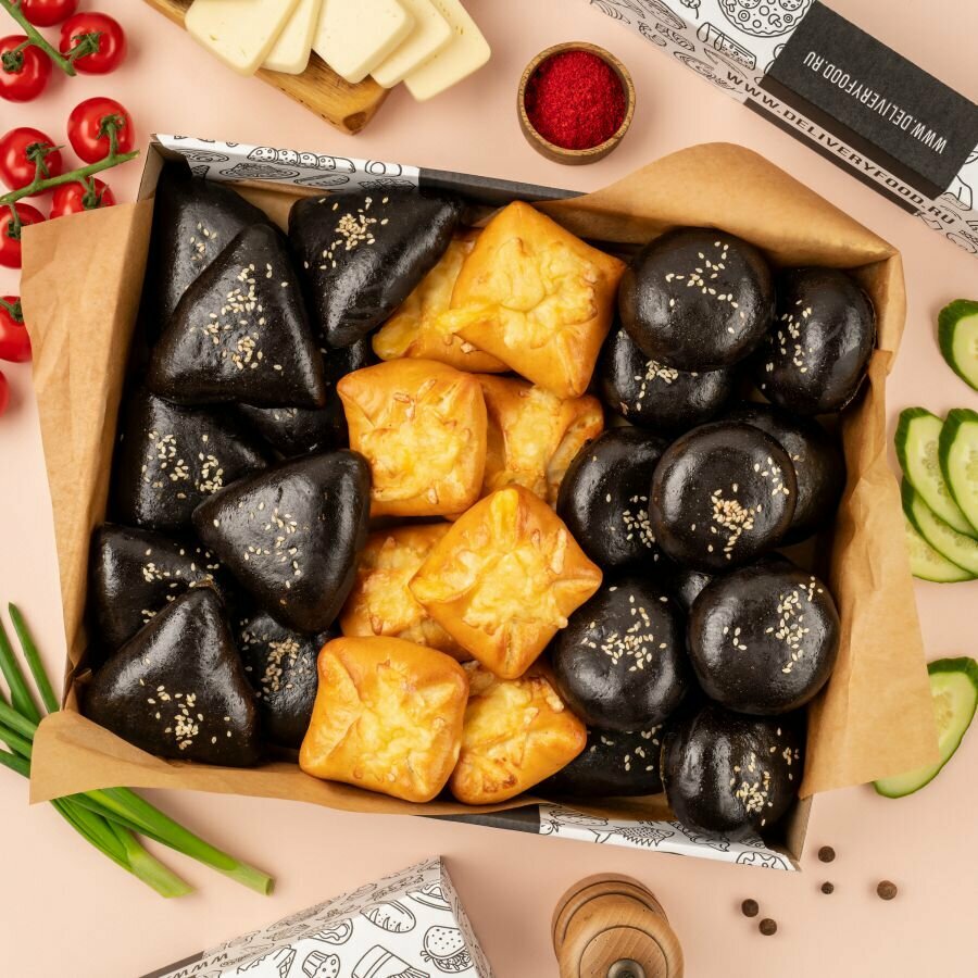 Бокс мини-пирожков премиум #17