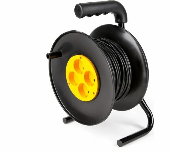 Удлинитель на катушке УС-4-50 4 роз бз ПВС 2*1,0 50 м