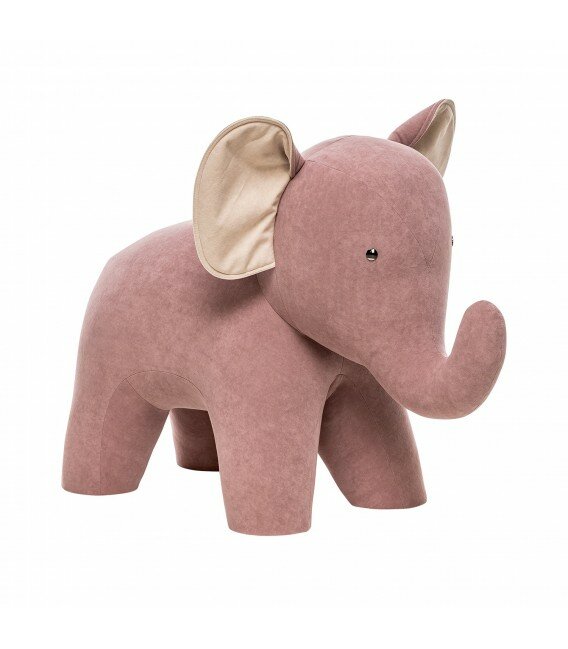 Пуф Leset Elephant, ткань велюр, omega 19, компаньон omega 02