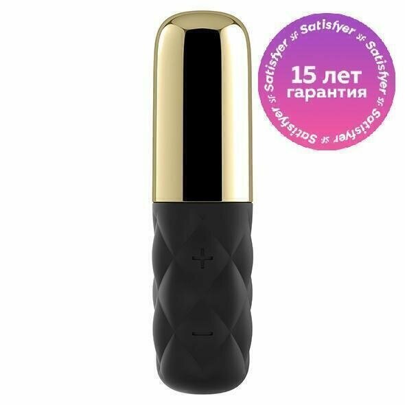 Мини-вибратор Satisfyer Lovely Honey, чёрно-золотистый