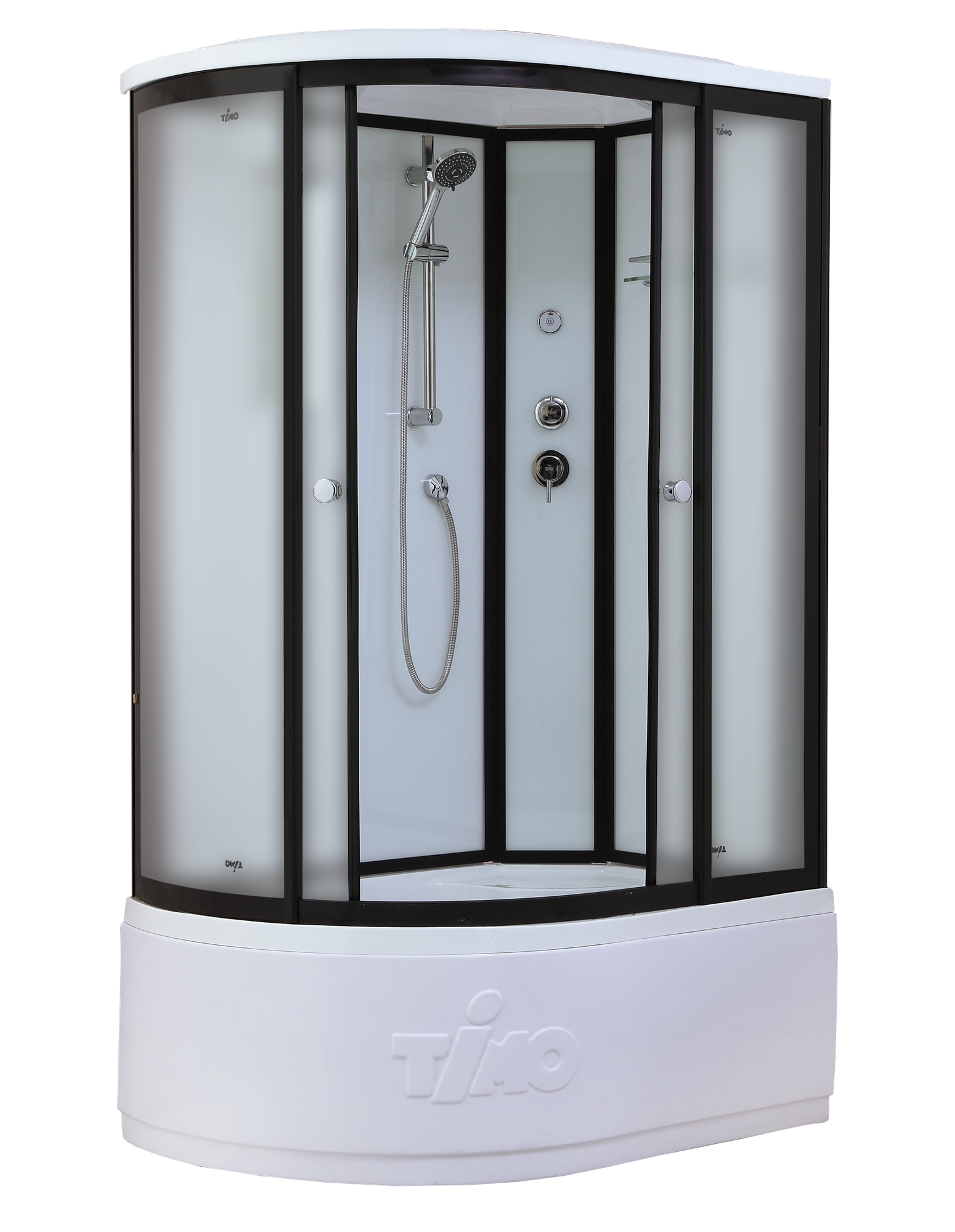 Душевые кабины: Душевые кабины Timo 120x85: Душевая кабина Timo T-6620R Black Правая (120x85x220)