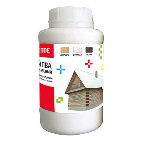 Клей ПВА deVENTE 1000 гр, в пластиковой упаковке, класс опасности: не опасен