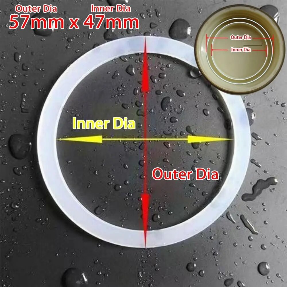 Силиконовое уплотнительное кольцо для чашек 57x47x2mm