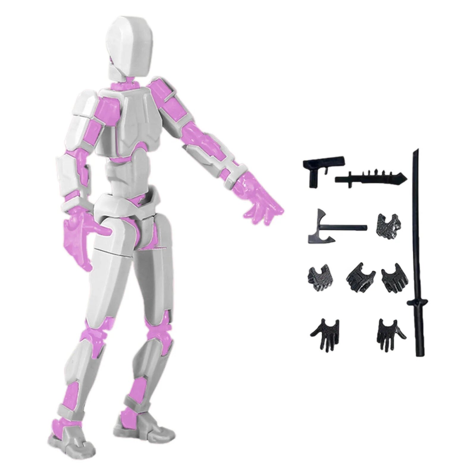 Фигурка T13, фигурка робота T13, многошарнирный подвижный робот, напечатанный на 3D-принтере, 13 шарнирных фигурок робот