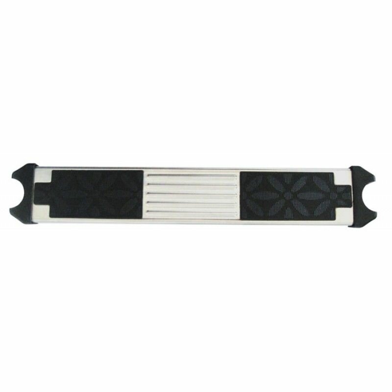 Ступень из нержавеющей стали с антискользящей накладкой для лестниц диаметром 42мм