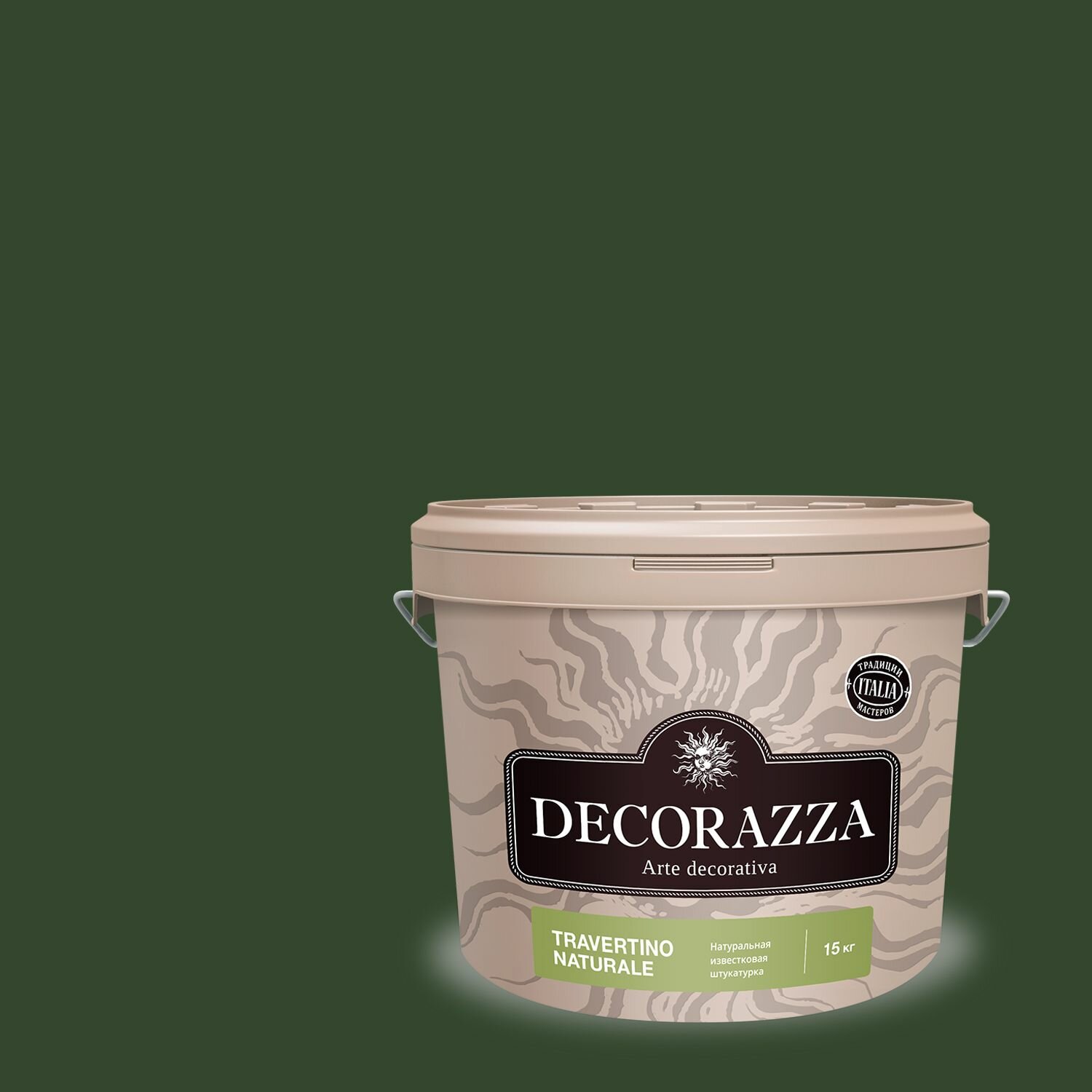 Декоративная известковая штукатурка с эффектом камня Decorazza Travertino Naturale (15кг) TRN 10-05