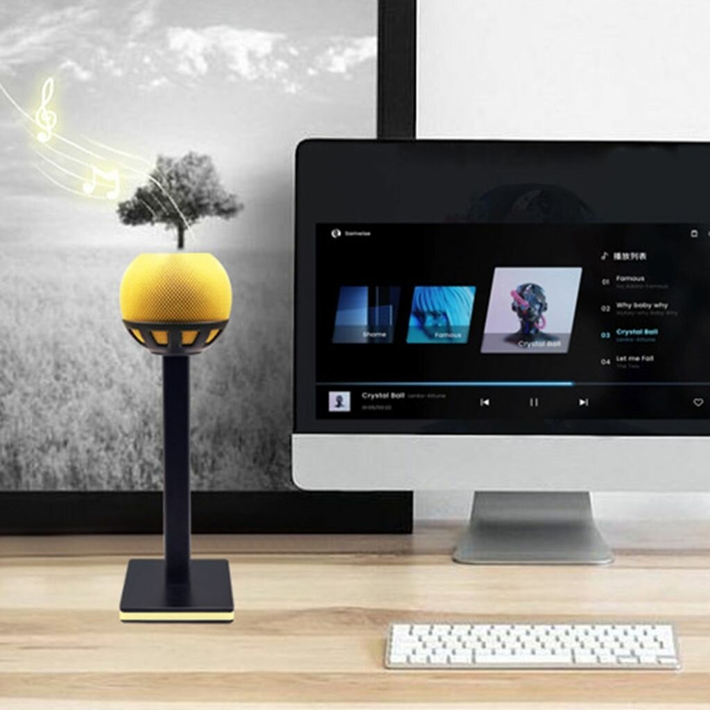 Нескользящий кронштейн для настольного компьютера Homepod mini