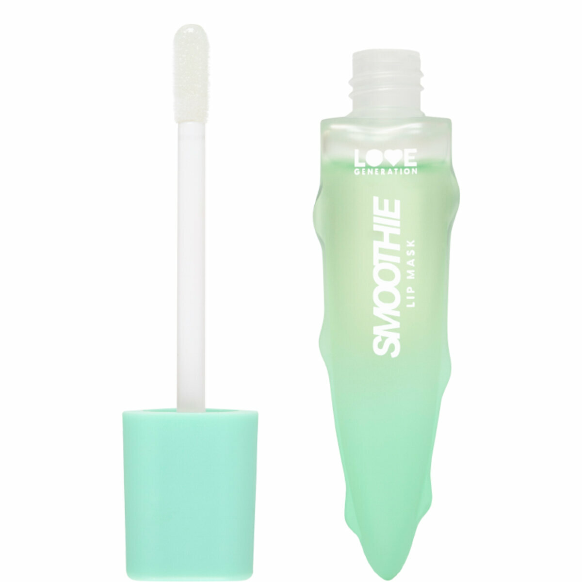 Маска для губ Love Generation Smoothies, тон 02 прозрачно-зеленый, 6 мл