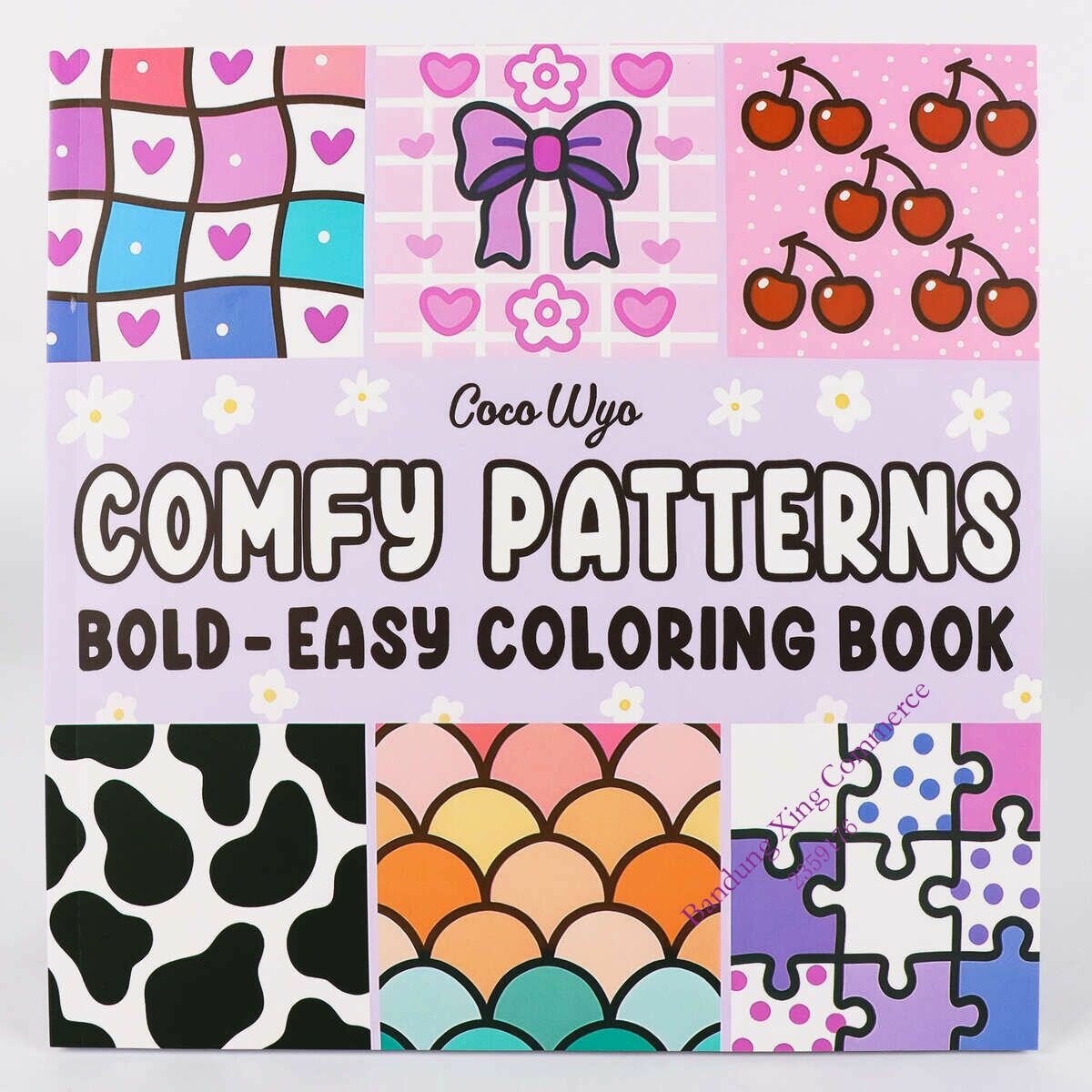 Раскраска антистресс для взрослых и подростков Coco Wyo -Beautiful Jigsaw Patterns 13