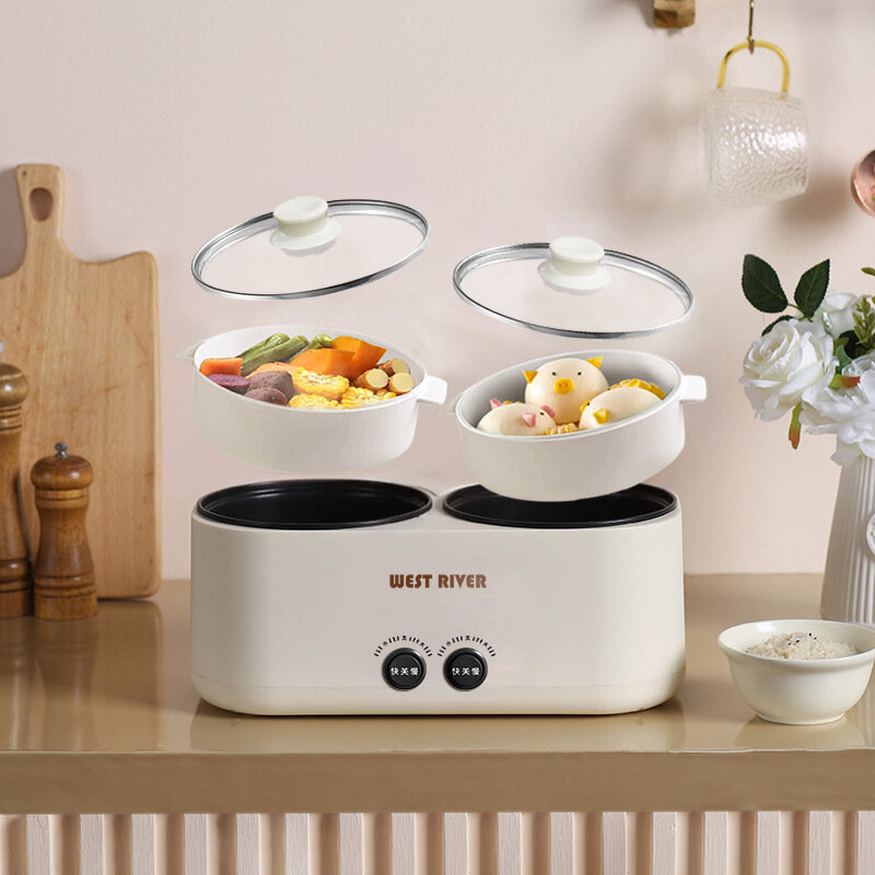 Рисоварка электрическая "Панина", 1,8 л, 1000Вт, двойная кастрюля