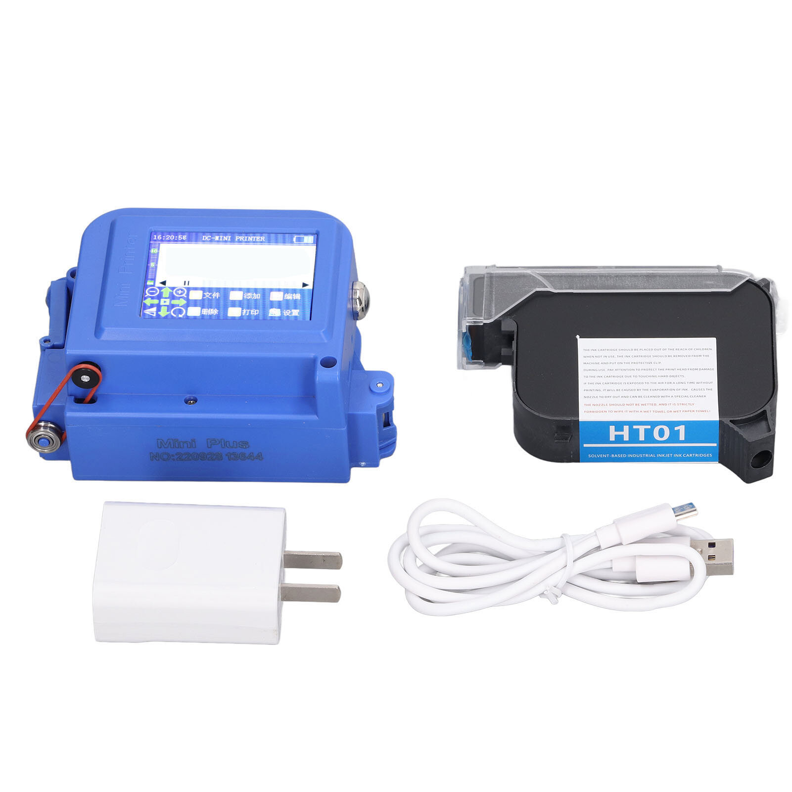 Портативный принтер с помощью портативного принтера с монтингером HD -сенсорного экрана