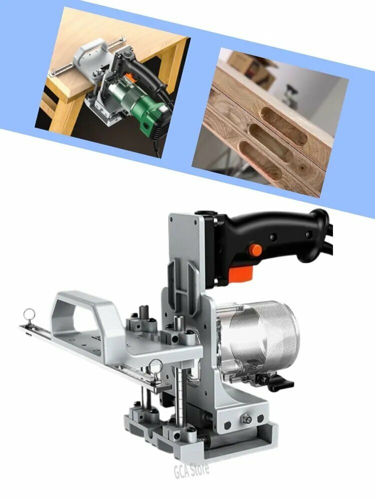 Адаптеры для фрезерных станков и обрезной станокДеревообрабатывающий долбежный локатор 2 в 1 невидимый крепежный пробойник кронштейн для шкафа буфета