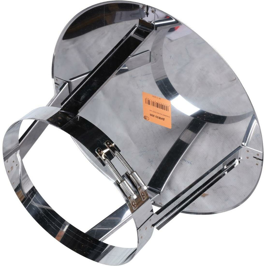 Дождевой колпак Jeremias ДКВ33, для традиционных котлов, AISI304/AISI444, D200мм