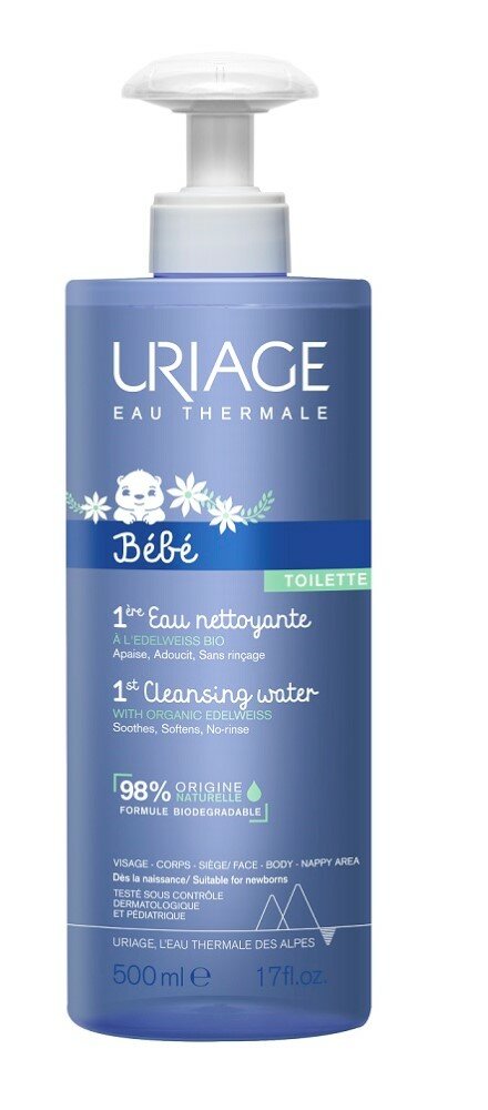 Uriage bebe вода очищающая первая 500 мл