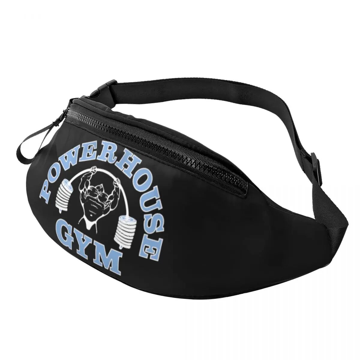 Powerhouse Gym Fanny Bag Custom Bodybuilders Fitness Crossbody Waist Pack Мужчины Женщины Велоспорт Кемпинг Телефон Чехол для денег