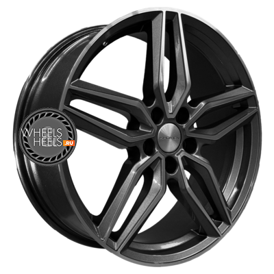 Диск автомобильный литой Khomen Wheels KHW1911 (Geely Atlas (Pro) / Changan CS55 (75)) 19x7 5x114.3 et45 dia60.1 Gray-FP