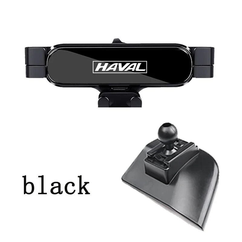 Автомобильный держатель телефона для Haval Dargo 2021 2022 2023, автомобильный Стайлинг, black