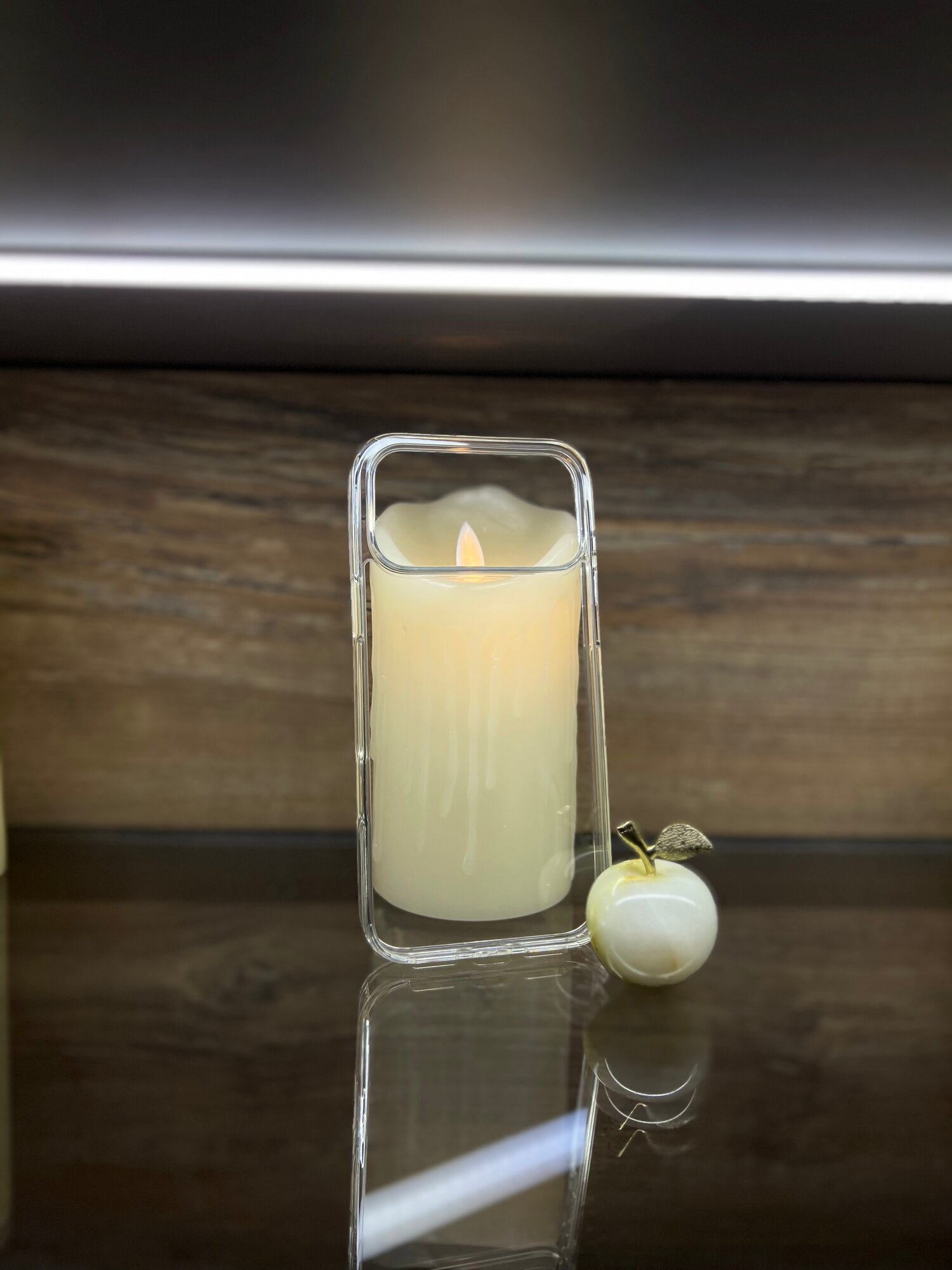 Прозрачный чехол для iPhone 17 Pro Max — Силиконовый защитный кейс / Устойчивый к царапинам / Без беспроводной зарядки