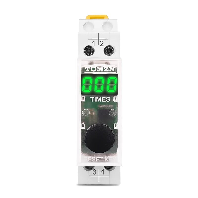 Счетчик ударов молнии TOMZN TO-LSC 220В, Transparent Green