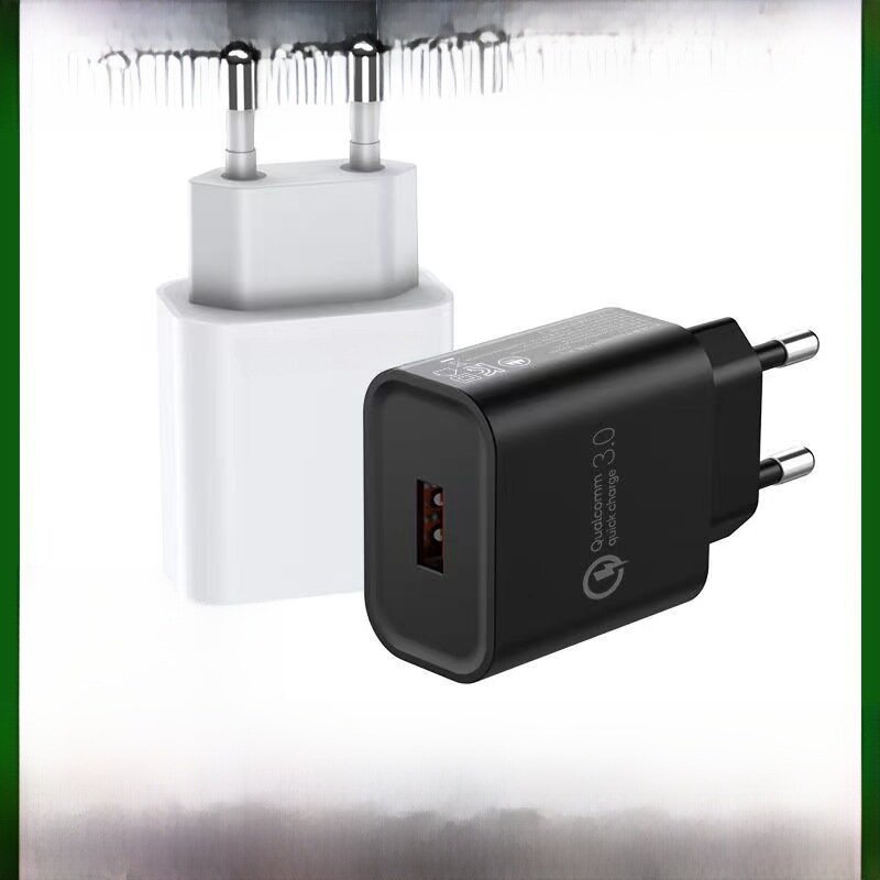 Корея KC Сертифицированный QC3.0 Быстрая зарядная головка 18W для Samsung Apple Phone наушники беспроводной зарядный