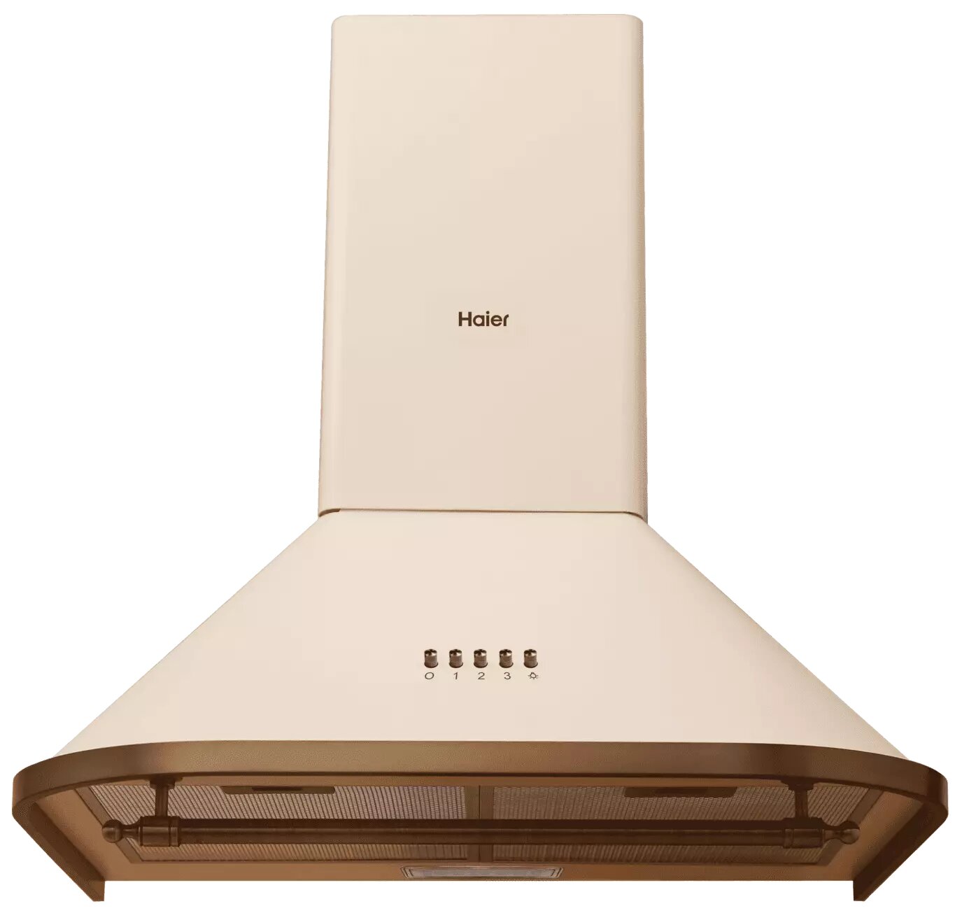 Встраиваемая вытяжка Haier HVX-W671ATQBC, мощность 590 м³/ч, механическое управление, светодиодное освещение