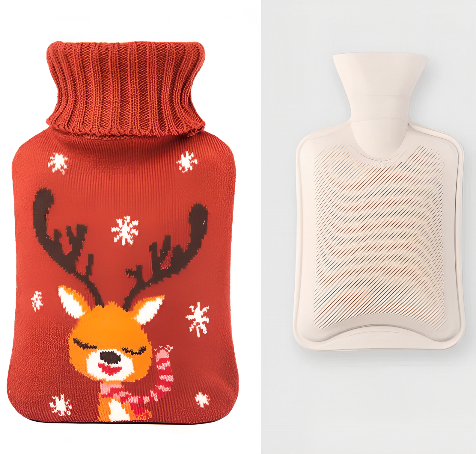 Новогодняя подарочная грелка MyPads теплый и памятный подарок для украшения интерьера(оранжевый олень )