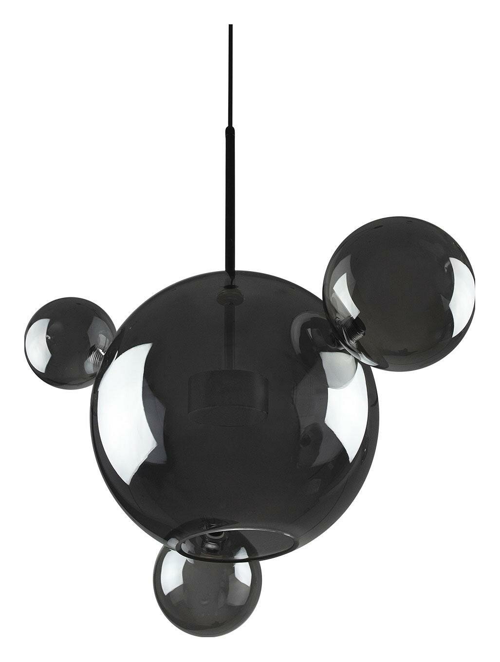 Подвесной светильник Loft it Bolle 2029-P4 цвет черный На монтажной пластине Модерн