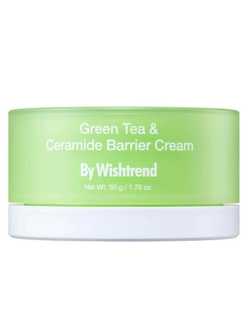 Крем Greentea&Ceramide Barrier Cream Wishtrend, с керамидами, восстанавливающий, 50мл