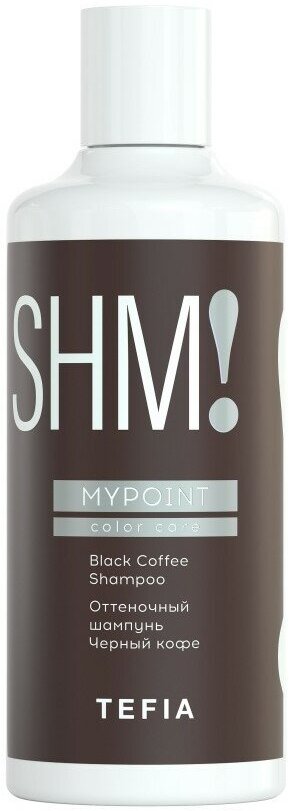 Tefia оттеночный шампунь чёрный кофе 300 мл