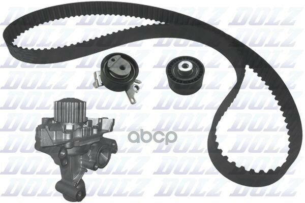 Комплект ремня ГРМ (с помпой) Dolz арт. KD056