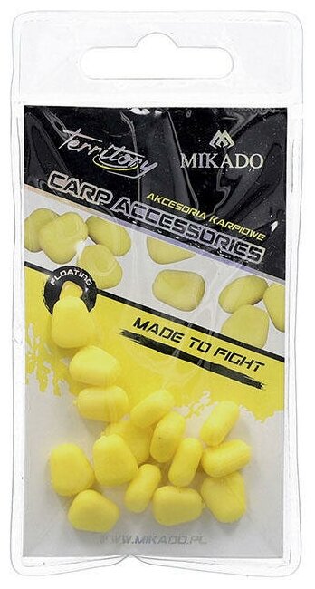 Кукуруза полиуретановая Mikado всплывающая (желтая) (15 шт )