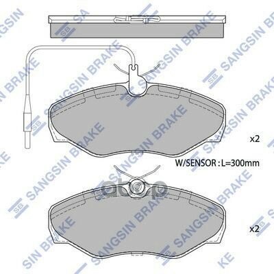 Колодки тормозные Sangsin brake арт. SP4082