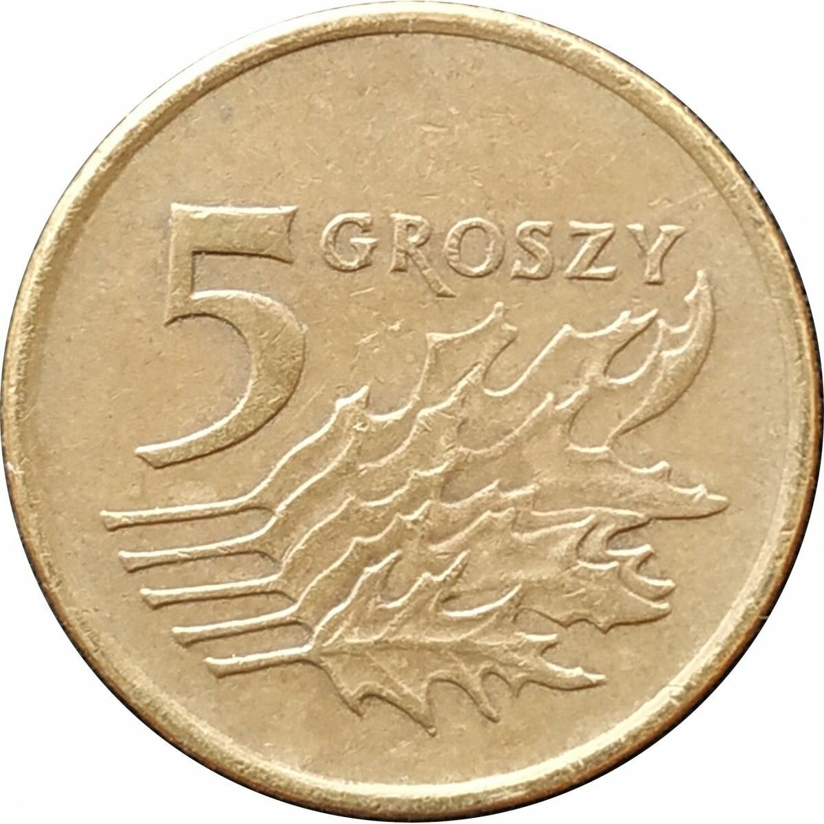 5 грошей 1991 Польша из оборота