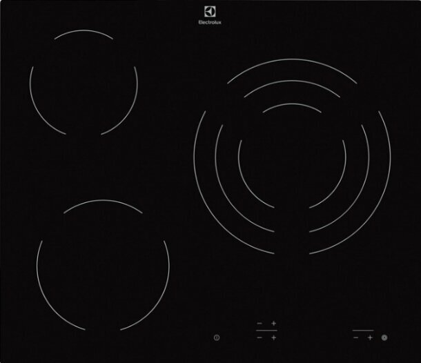 Электрическая варочная панель Electrolux EHF6232FOK , Hi-Light, независимая, черный
