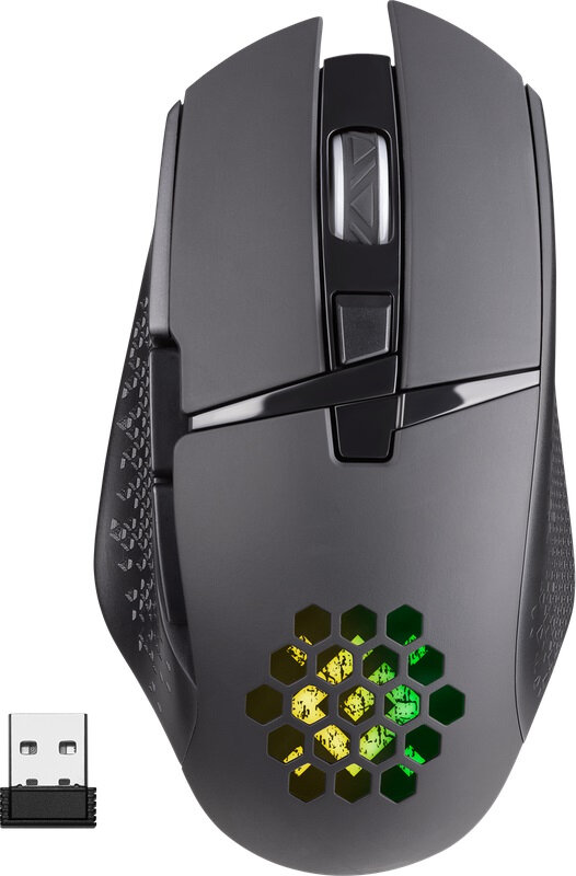 Defender Оптическая мышь Defender Glory GM-514 52514, беспров, 6кн.+скр, подсветка, черный (USB) (ret)