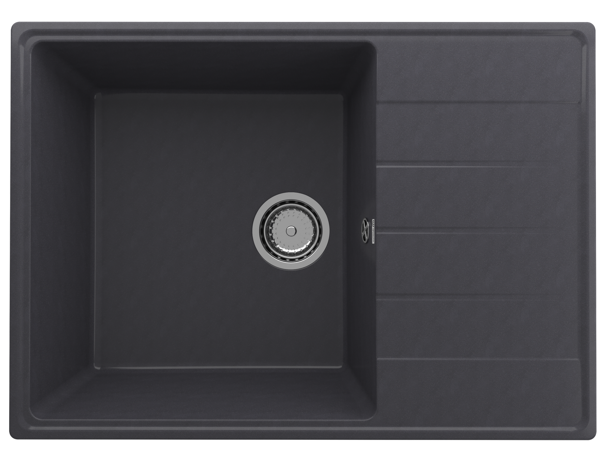Кухонная мойка Ulgran Quartz 70x50 см Prima 700-08 кварцевый композит, космос