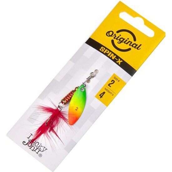 Блесна вертушка Lucky John SPIN X LONG 02 4,0г FT