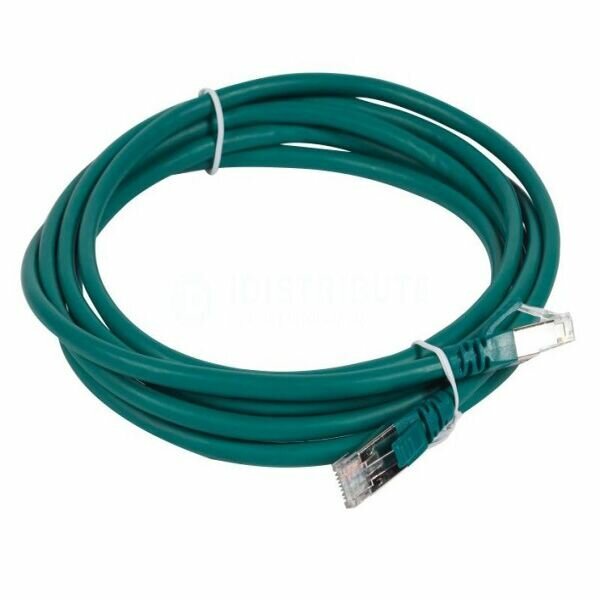 Legrand (Легранд) Коммутационный шнур RJ 45 - категория 6 - F/UTP - LSZH - экранированный - 3 м - зеленый 051852