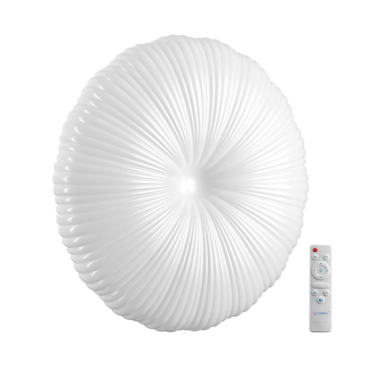 7678/FL PALE SN Светильник пластик/белый LED 90Вт 3000-6000К D590 IP43 пульт ДУ ANIX