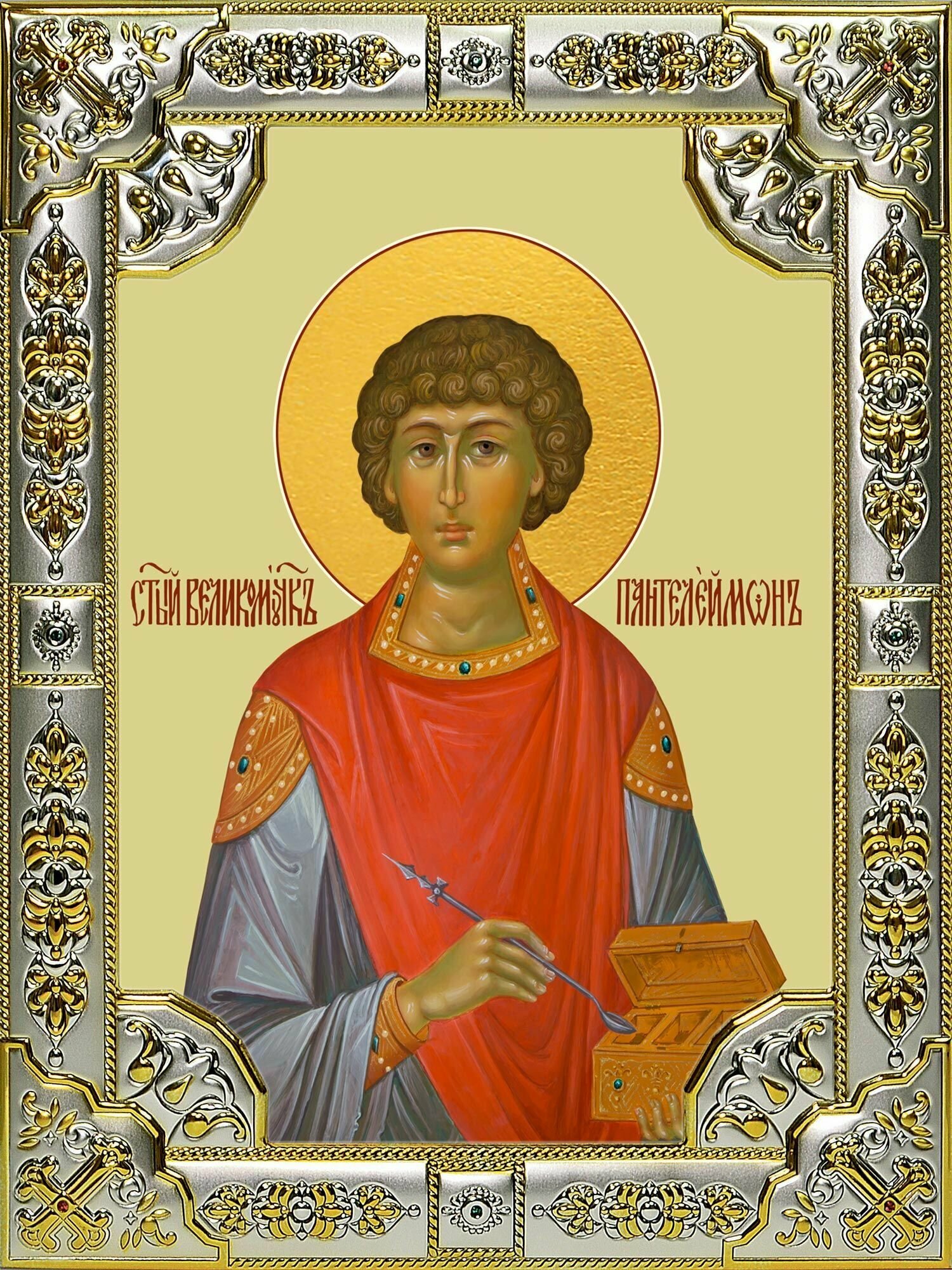 Икона Пантелеймон великомученик и целитель