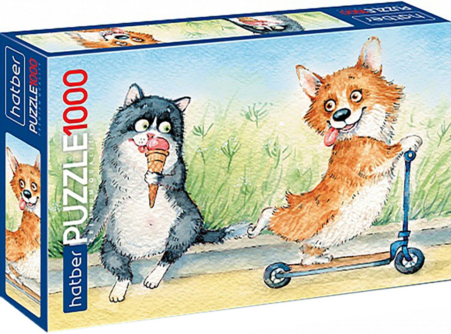 Puzzle-1000. Из жизни корги