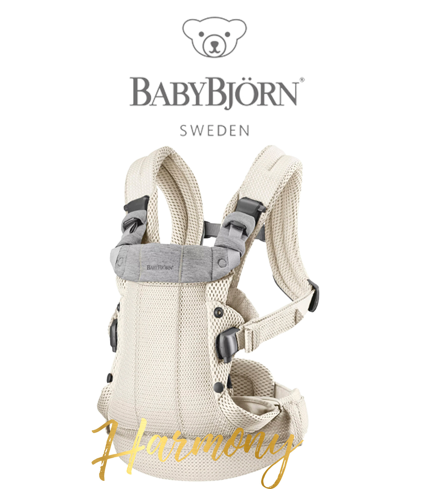 Рюкзак - кенгуру BabyBjorn Harmony Mesh Сream