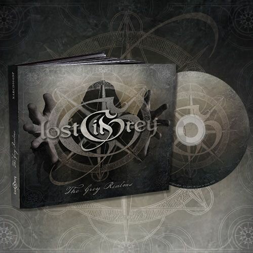 Лимитированный CD диджипак Lost In Grey – The Grey Realms, Deluxe Edition, NoiseArt Records 2017