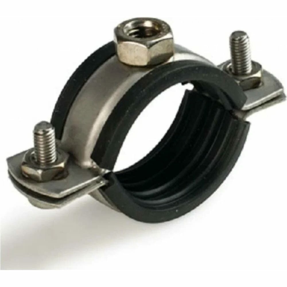 Трубный нержавеющий хомут MGF 6" (158-168 мм)/М10 2-31-10-2-158-168, резиновый, трубы