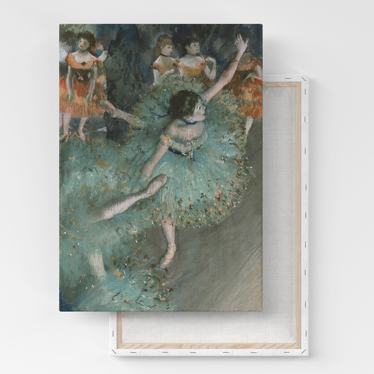 Картина на холсте, репродукция / Дега Эдгар - Swaying Dancer, Dancer in Green / Размер 30 x 40 см