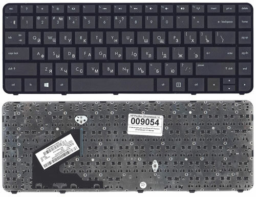 Клавиатура для ноутбука HP Pavilion Chromebook 14 (777668-071) черная