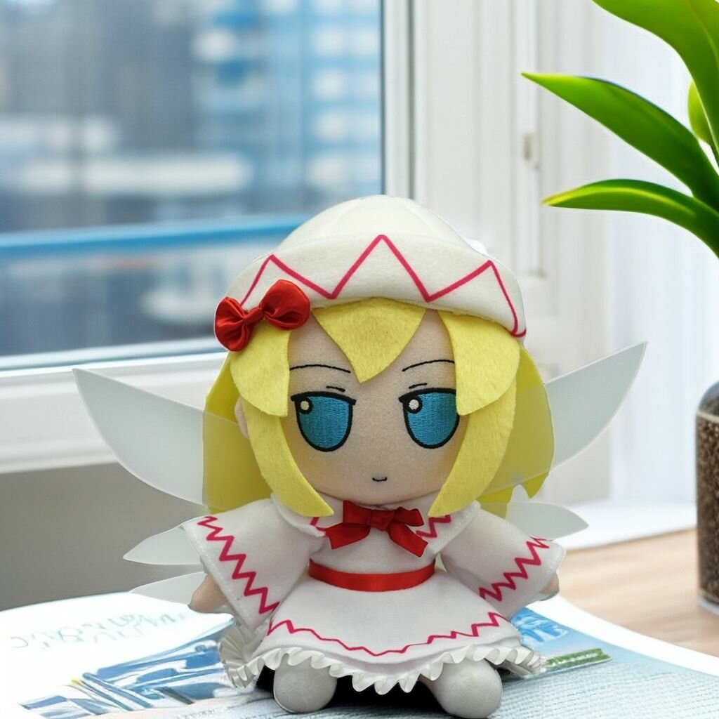 Аниме Мягкие Игрушки TouHou Project Fumo Lily White / Лили Вайт Игрушка Антистресс 20CM