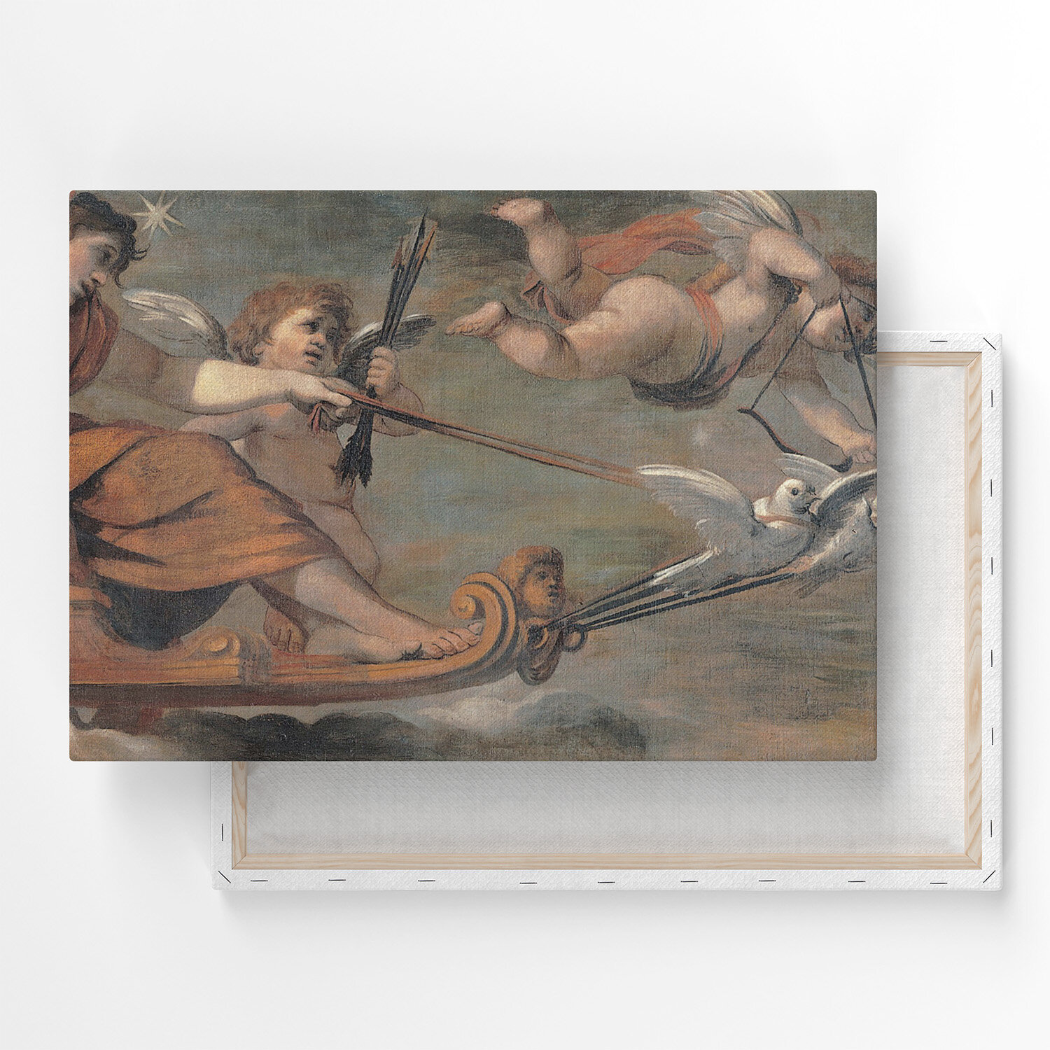 Картина на холсте, репродукция / Пьетро да Кортона - Chariot of Venus / Размер 30 x 40 см