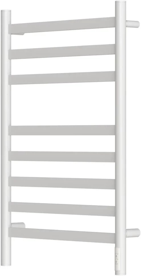 Полотенцесушитель электрический Point Селена П8 PN16858W 800x532, диммер правый, белый матовый